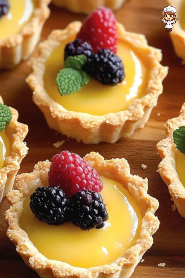 Mini Lemon Tarts Recipe – Sweet & Tangy Bite-Sized Delights