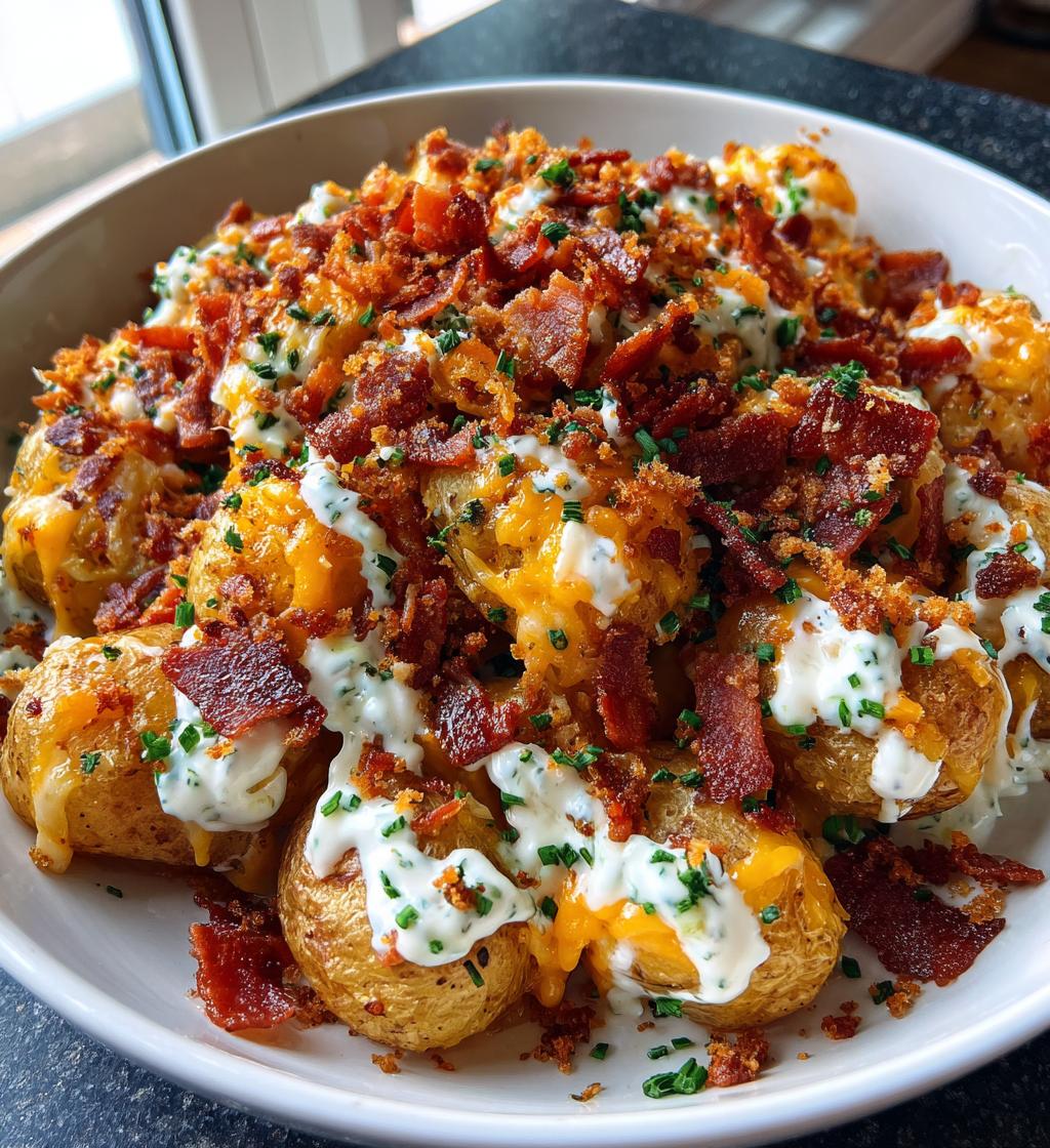 Delicious Cheesy Bacon Ranch Potatoes for Ultimate Comfort