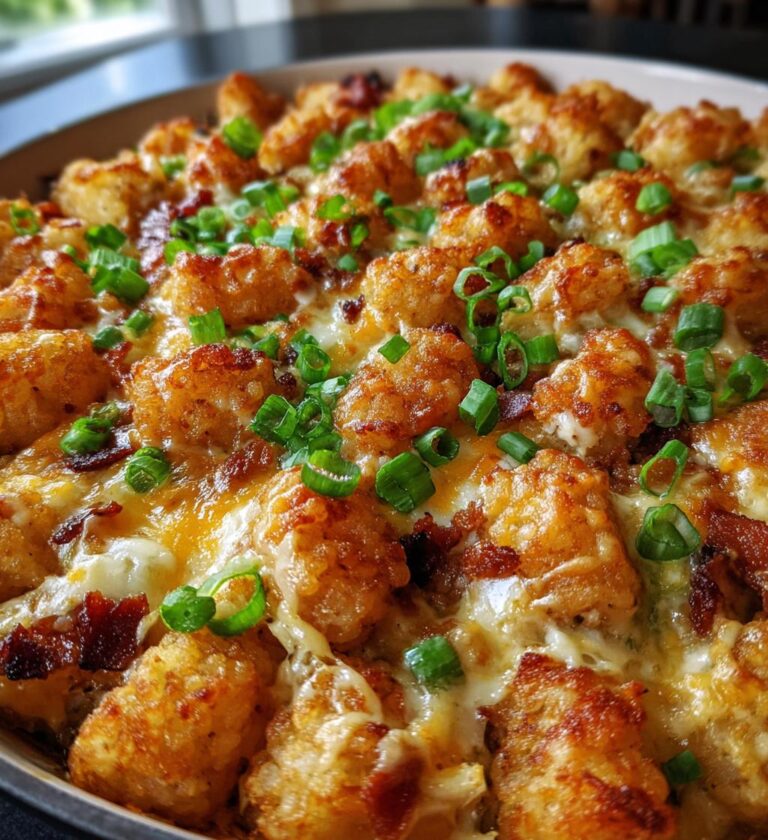 Chicken Bacon Ranch Tater Tot Casserole: A Cozy Family Favorite