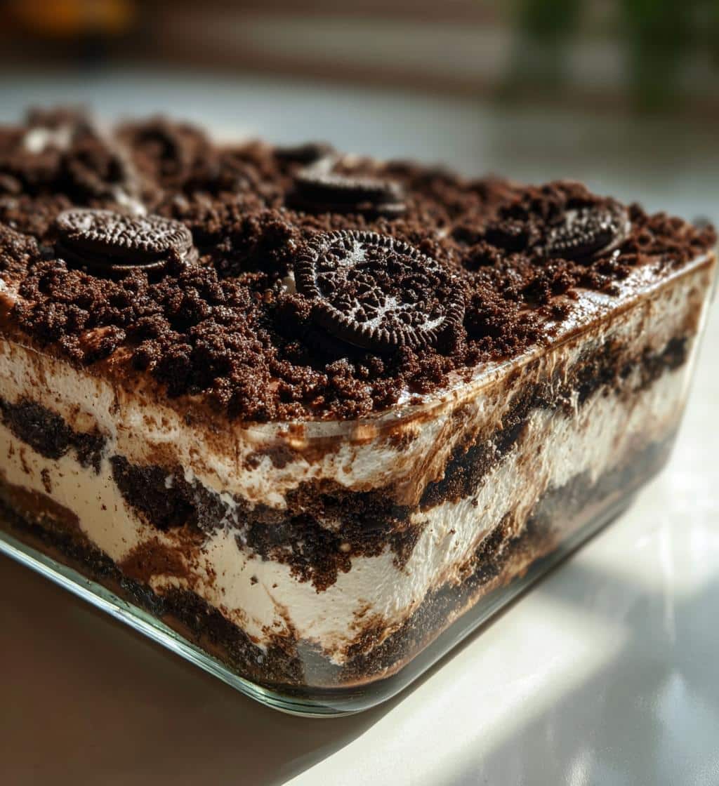 Delightful Oreo Dirt Cake: A 7-Layer Comfort Dessert