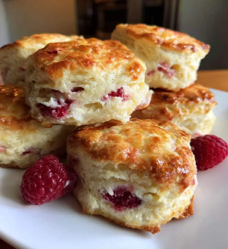 Delightful Raspberry Butter Swim Biscuits for Cozy Moments