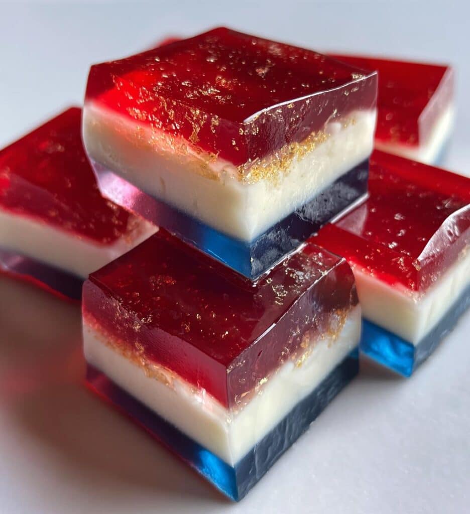 Red White and Blue Finger Jello: 7 Comforting Layers of Joy